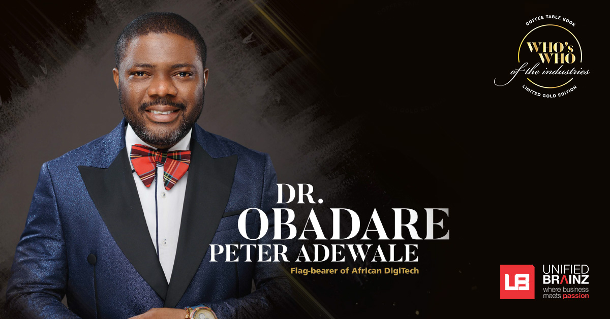 DR. OBADARE PETER ADEWALE - Who's Who of the industries